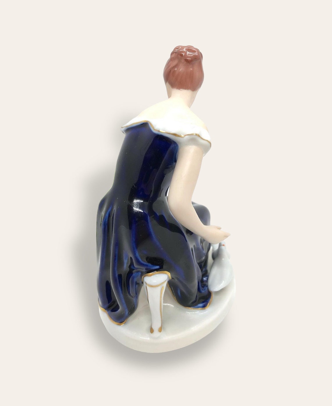 Royal Dux Czechoslovakia Bohemia Handcrafted Porcelain Figurine ...