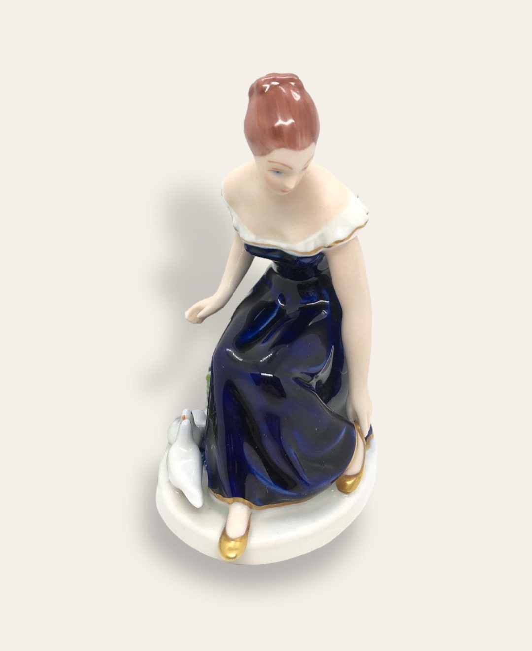 Royal Dux Czechoslovakia Bohemia Handcrafted Porcelain Figurine ...