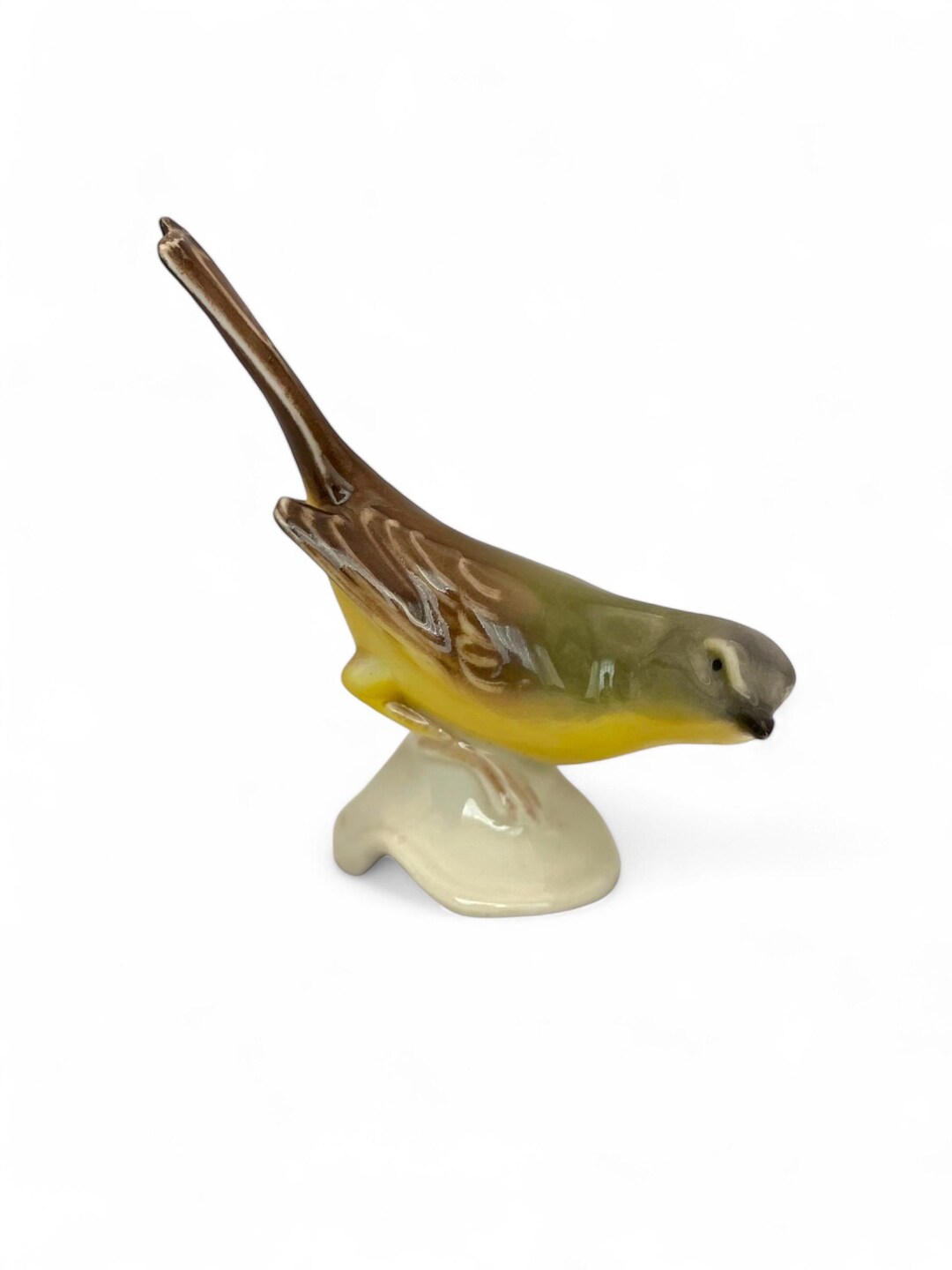 Goebel Yellow Wagtail Bird Figurine - Handcrafted Porcelain Collectible ...