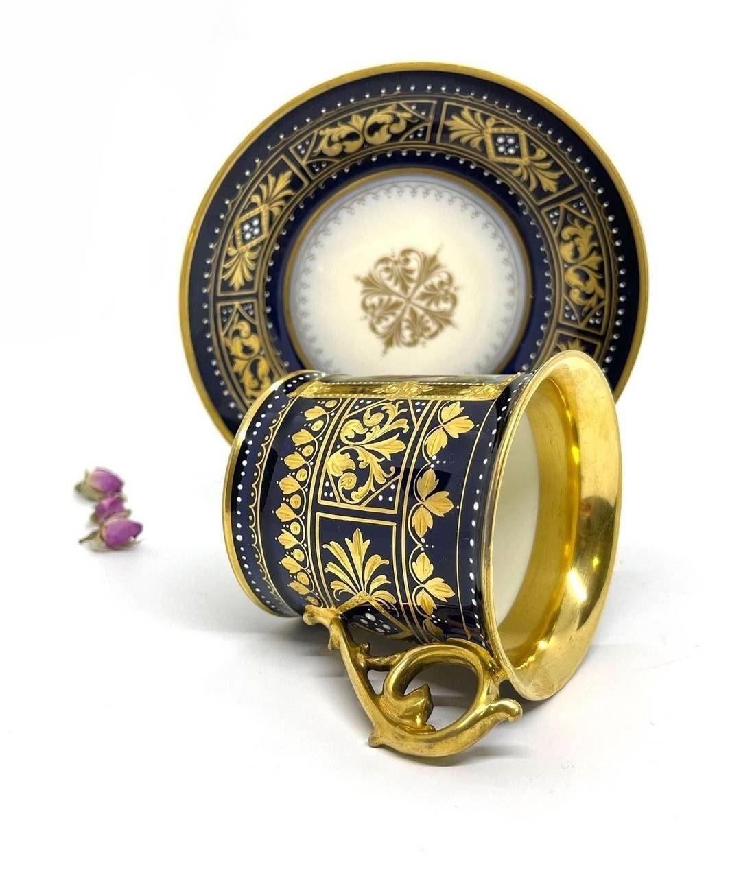 Royal Vienna Antique Gilded Tea Cup and Saucer - Etsy