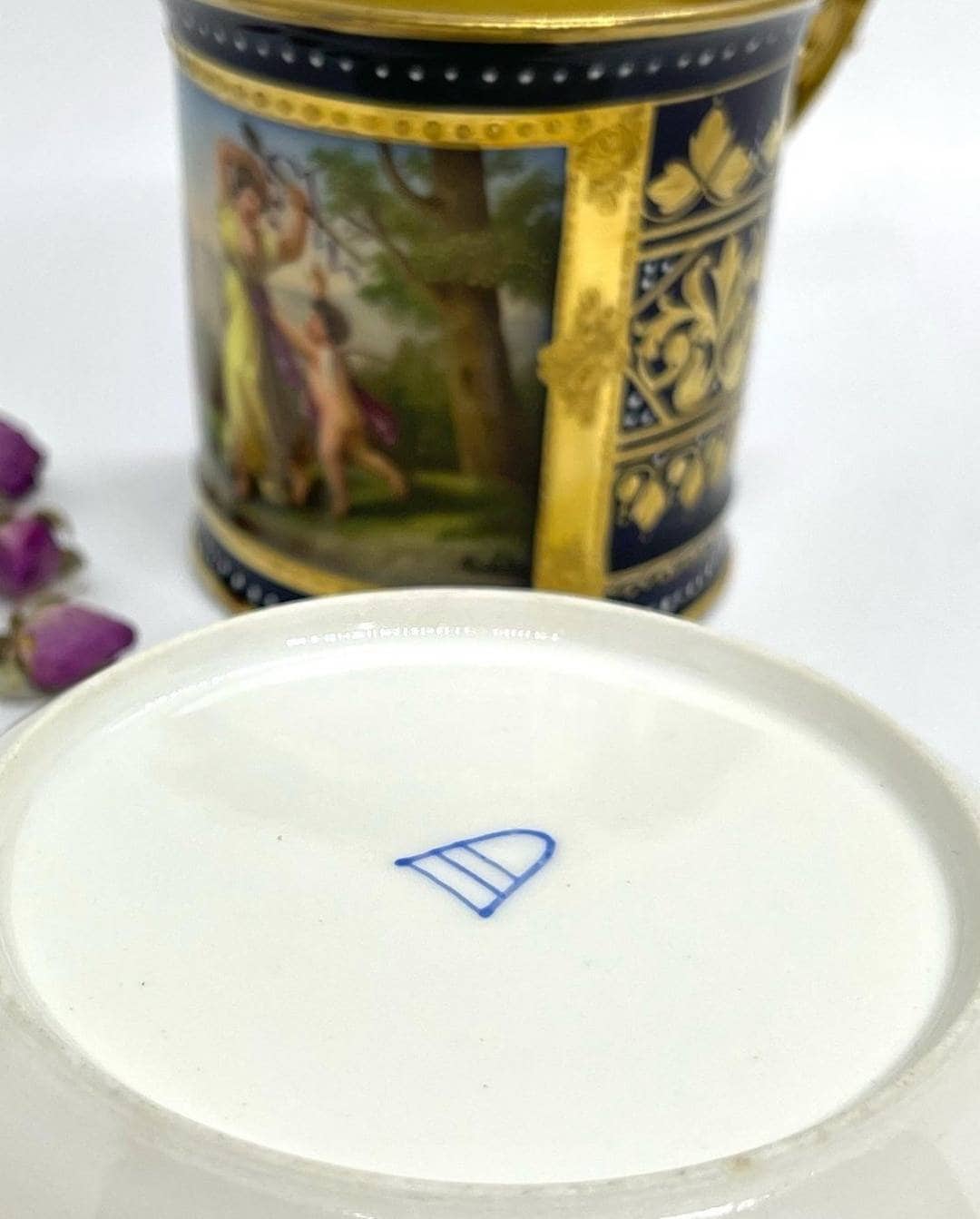 Royal Vienna Antique Gilded Tea Cup and Saucer - Etsy