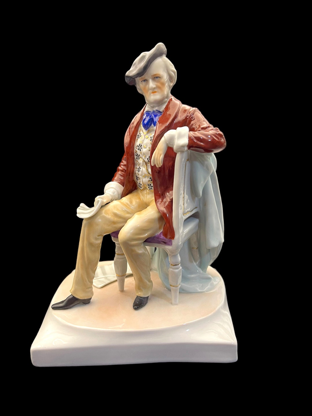 Richard Wagner Porcelain Figurine by Kister Scheibe Alsbach – Hand ...