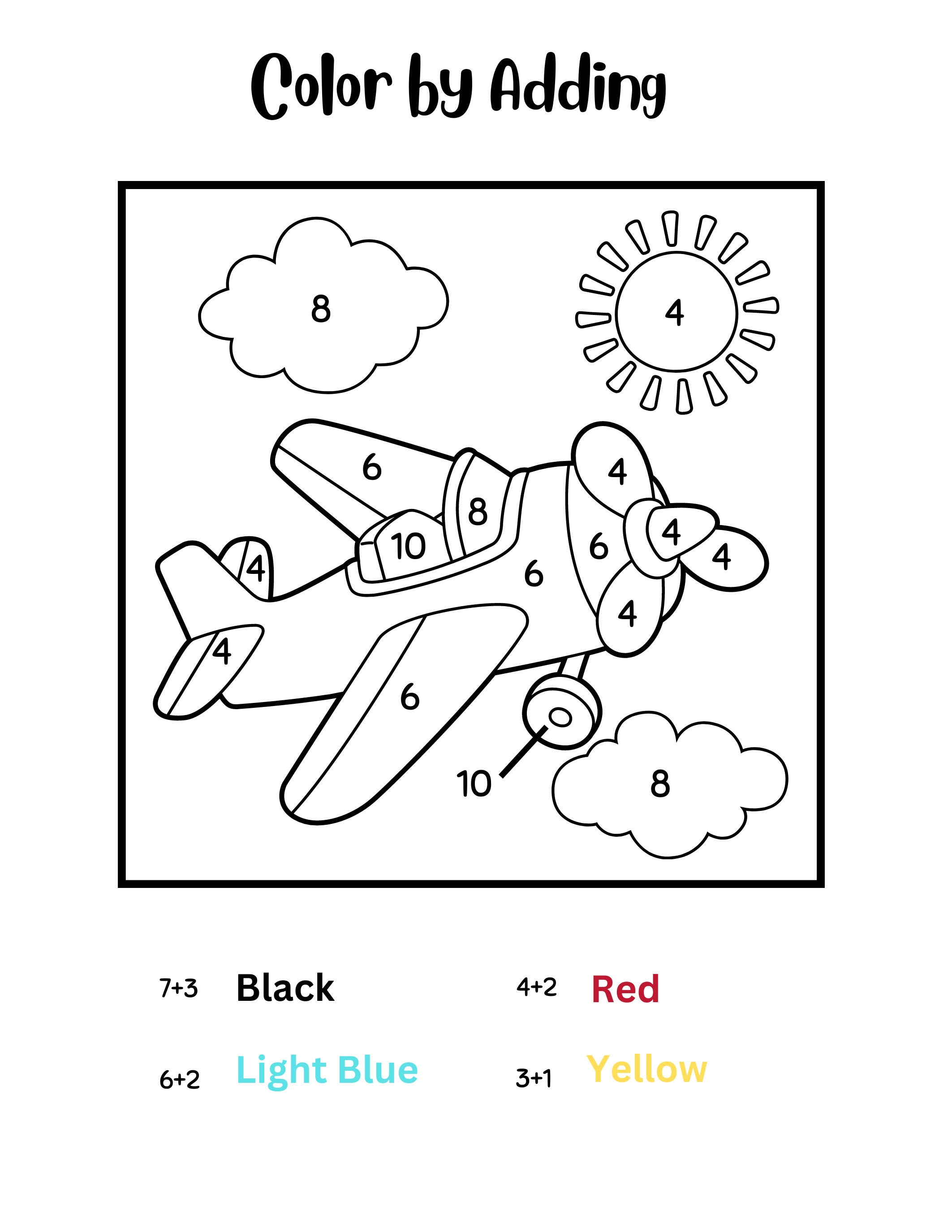 Color by Numbers 20 Pages - Etsy