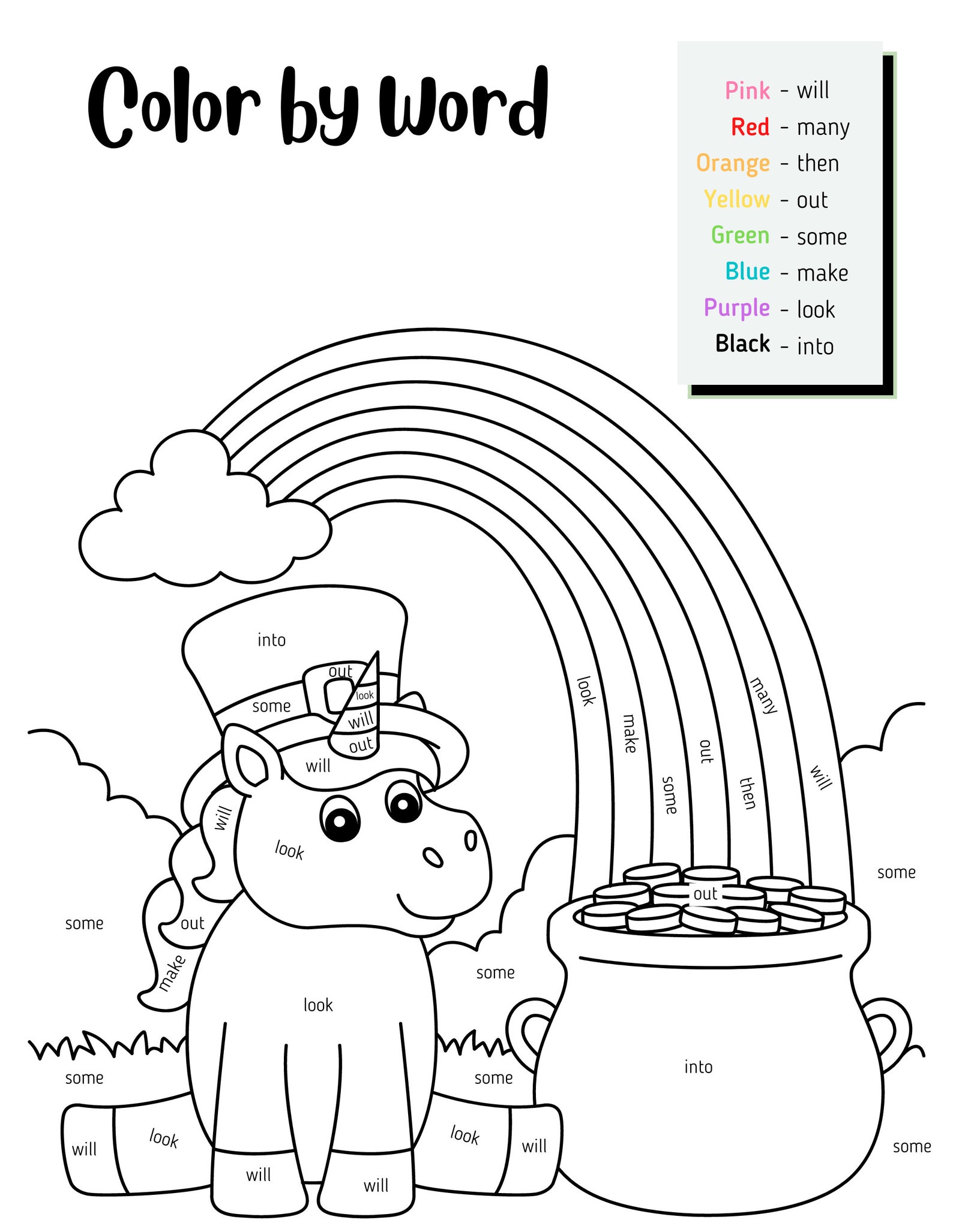 Color by Numbers 20 Pages - Etsy