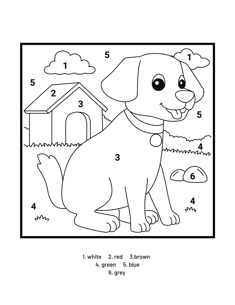 Color by Numbers 20 Pages - Etsy