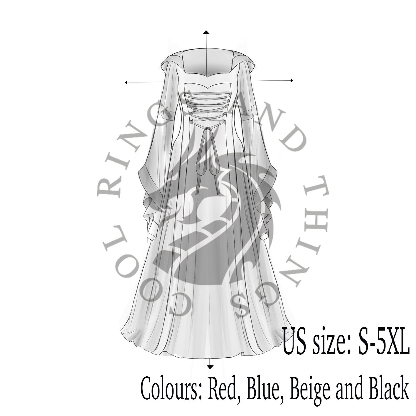 Medieval Woman's Witch Dress Female Wizard Cosplay - Etsy Canada