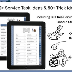 Digital Service Dog Planner - Etsy