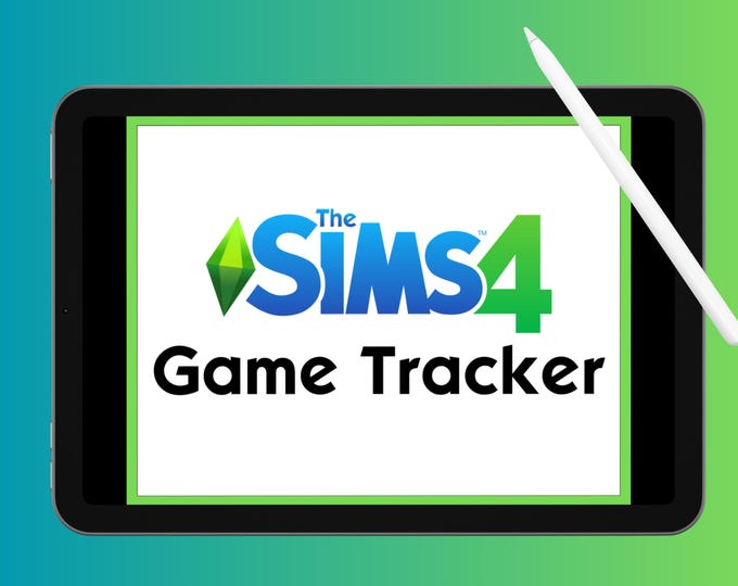 Sims 4 Game Tracker (updated for Enchanted by Nature) - Etsy