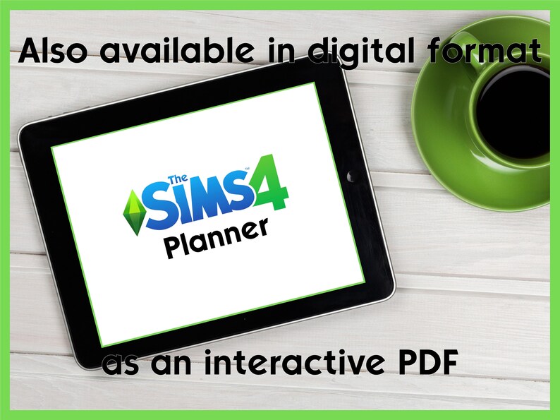 Printable Sims 4 Planner - Etsy UK