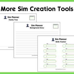 Printable Sims 4 Planner | Etsy UK