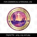 Purple Church Seal or Logo Vector Template, Editable Svg, Cut Files ...