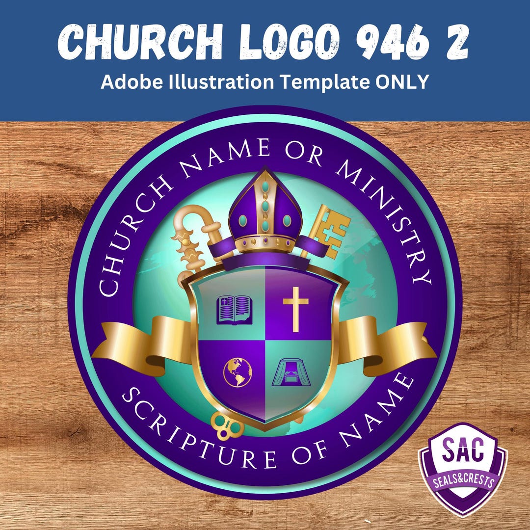 Custom Church Logo | Modern Digital Design for Churches | Editable File ...