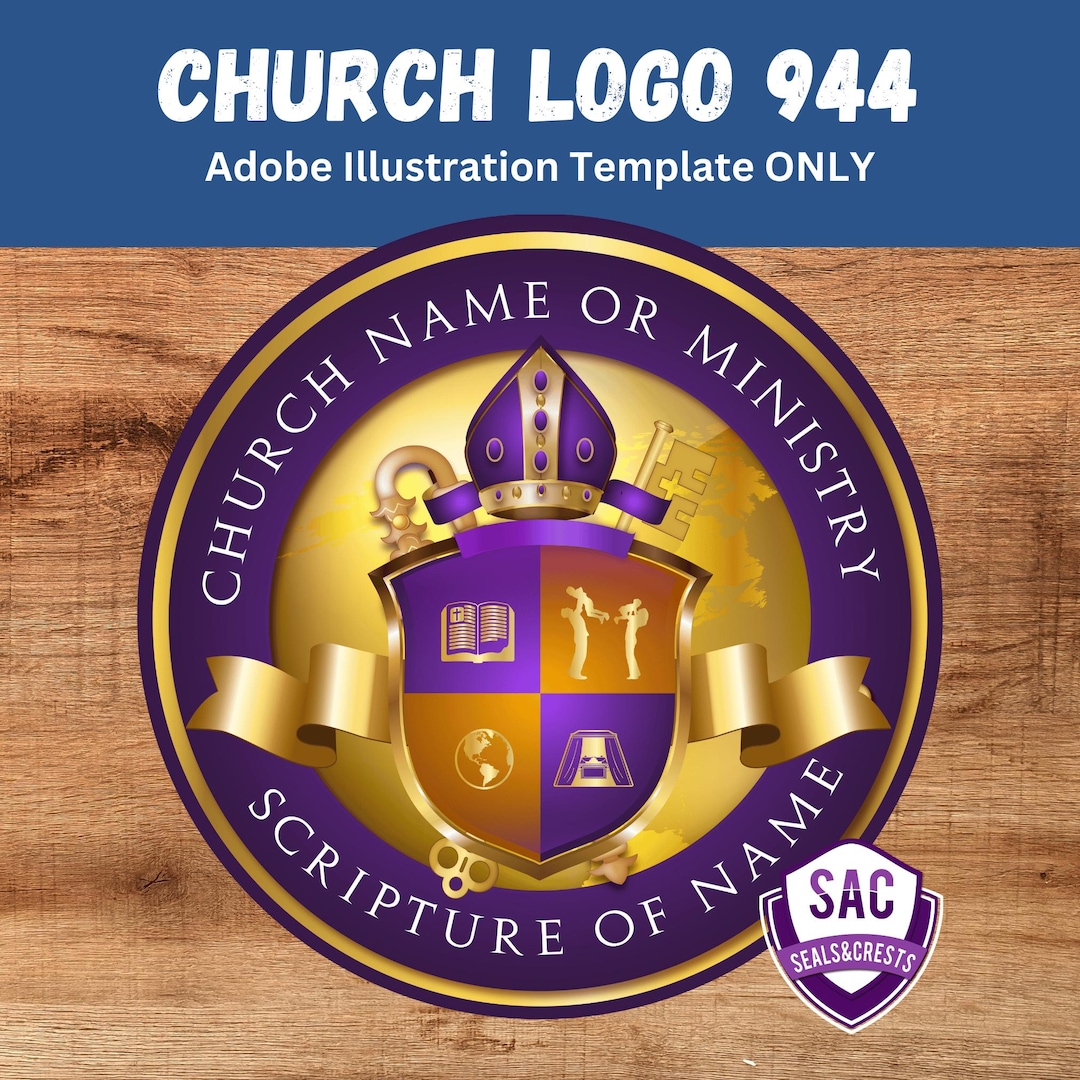 Custom Church Logo | Modern Digital Design for Churches | Editable File ...
