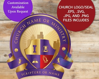 Bishop's Seal DIY Vector Template Editable SVG, Cut Files, Religious ...