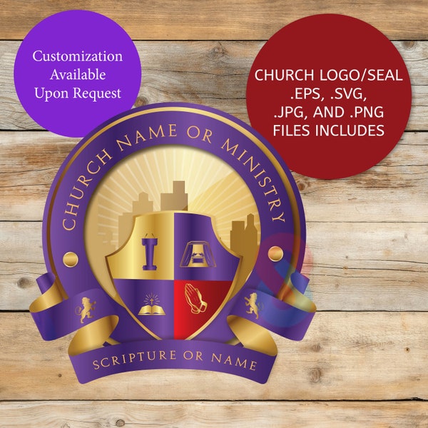 Bishop Seal Logo - Etsy