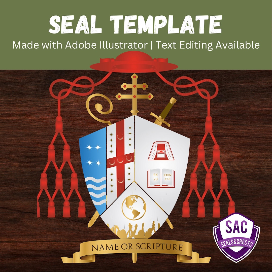 Seal of the Apostle, Bishop, or Ministerial Digital Design – Religious ...