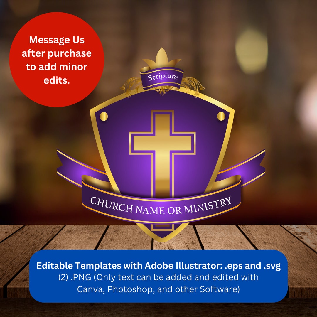Custom Church Seal & Bishop Logo Design - Personalized, Professional ...