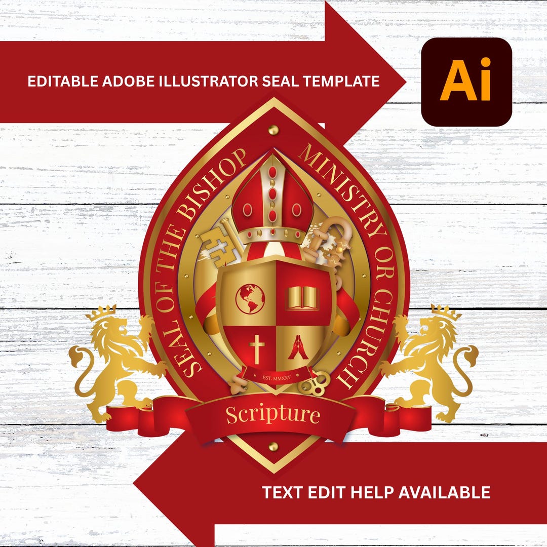 Editable Seal Design | Adobe Illustrator Eps, Svg, PDF, Png | Instant ...