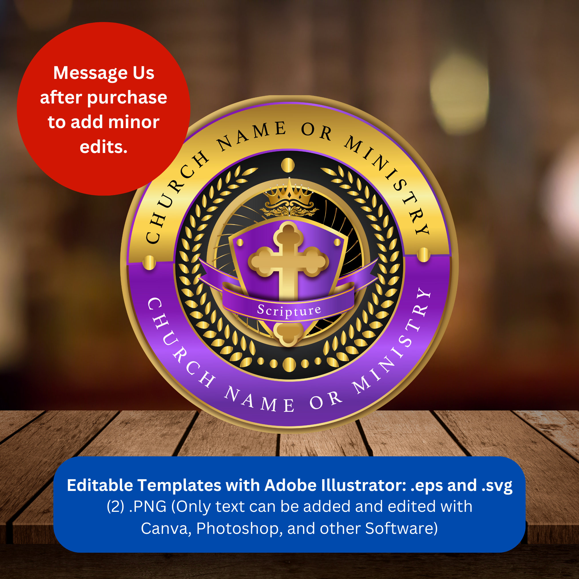 The Seal of the Bishop Vector Template 211, Editable Svg, High Quality ...