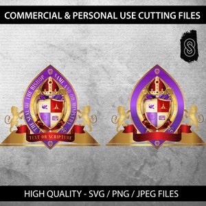 Seal of the Bishop 201 UPDATED Svg Vector Template DIY, Editable Svg ...