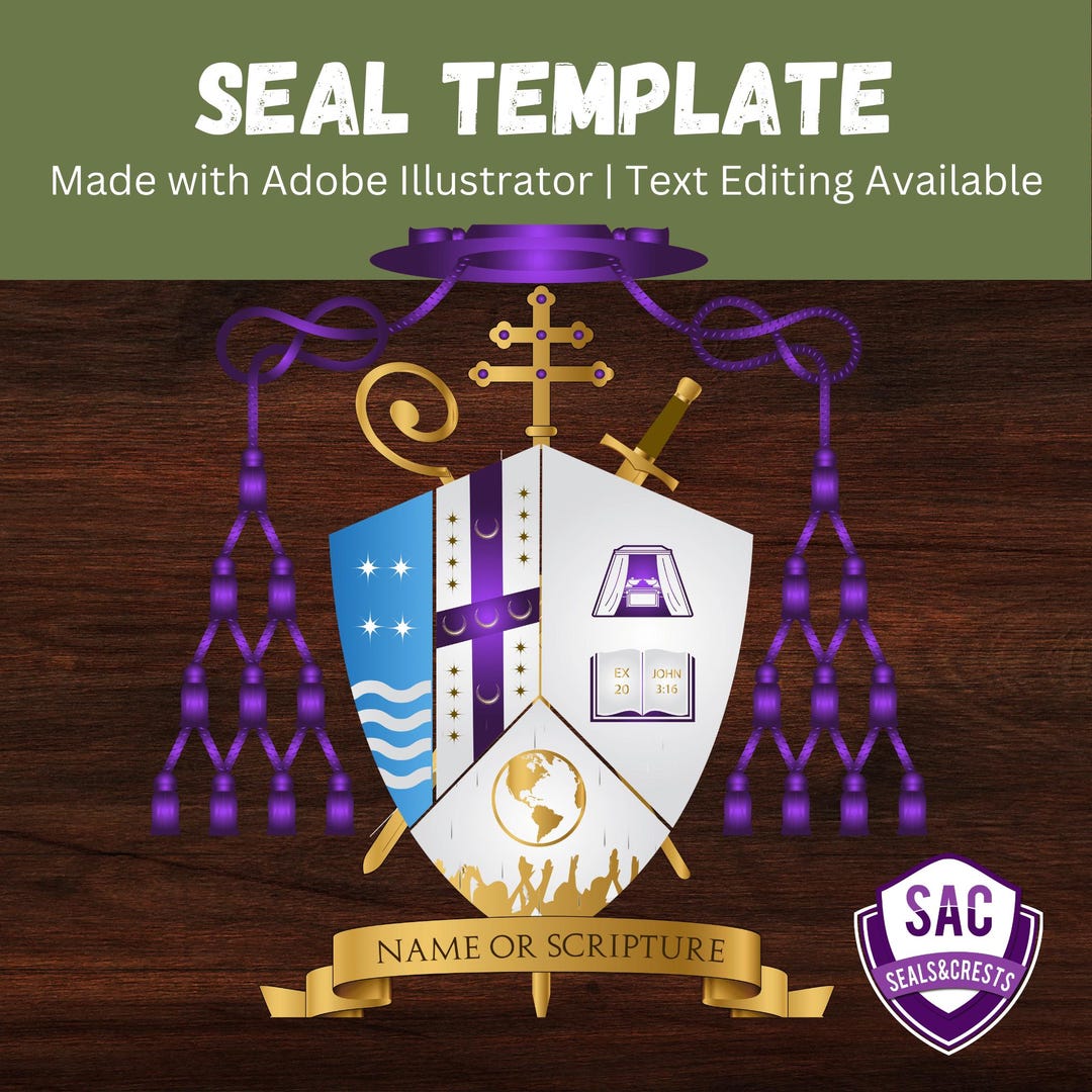 Seal of the Apostle, Bishop, or Ministerial Digital Design – Religious ...