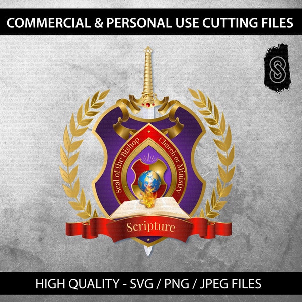 Bishop Seal Logo - Etsy