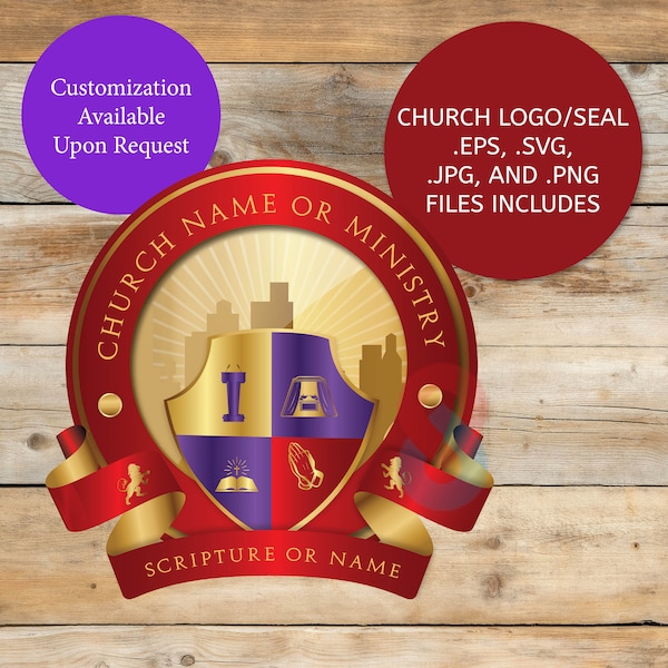 Bishop Seal Logo - Etsy