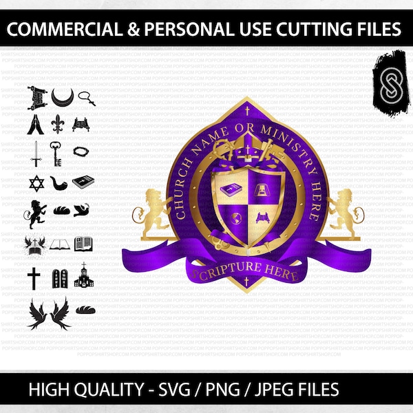 Bishop Seal Logo - Etsy