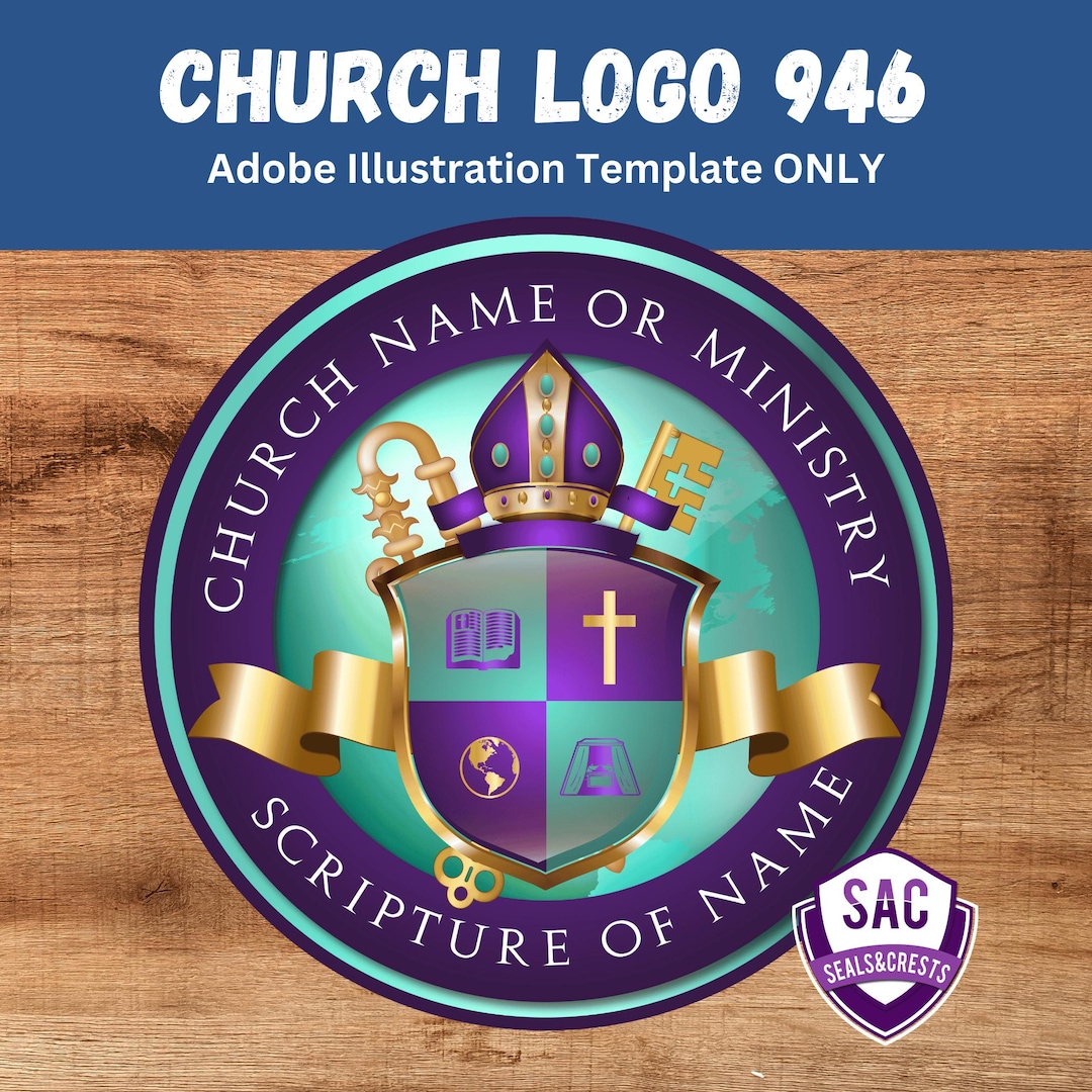 Custom Church Logo | Modern Digital Design for Churches | Editable File ...