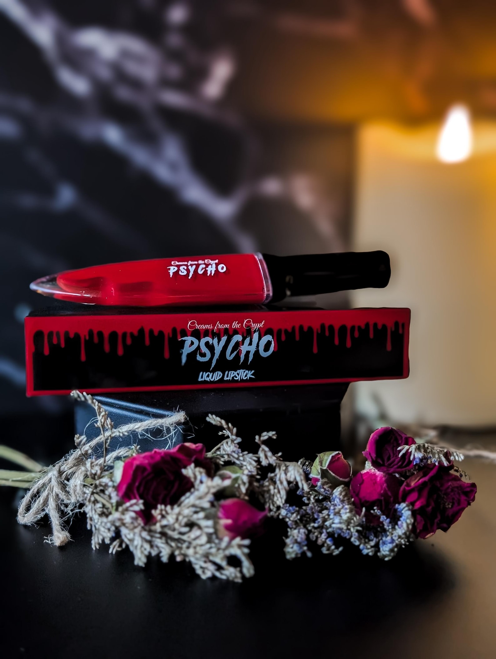 PSYCHO - Bright Red Knife Shaped Slasher Liquid Lipstick, Lip Makeup ...