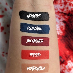 PSYCHO - Bright Red Knife Shaped Slasher Liquid Lipstick, Lip Makeup ...