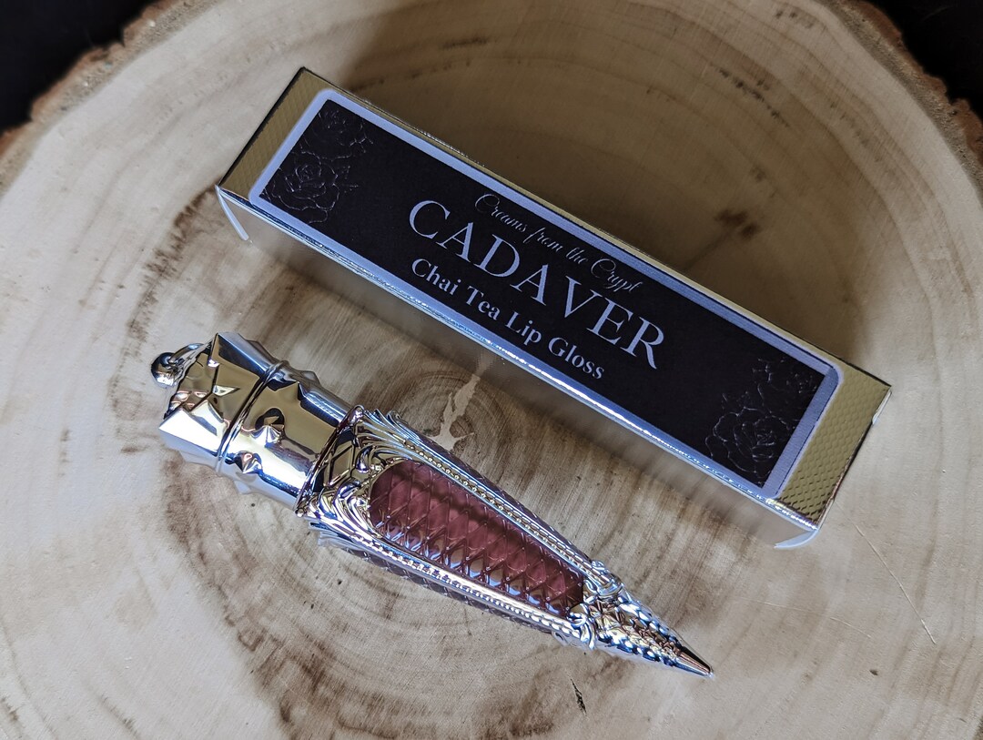 CADAVER silver Edition Chai Tea Flavored Lip Gloss, Scented, Nude ...