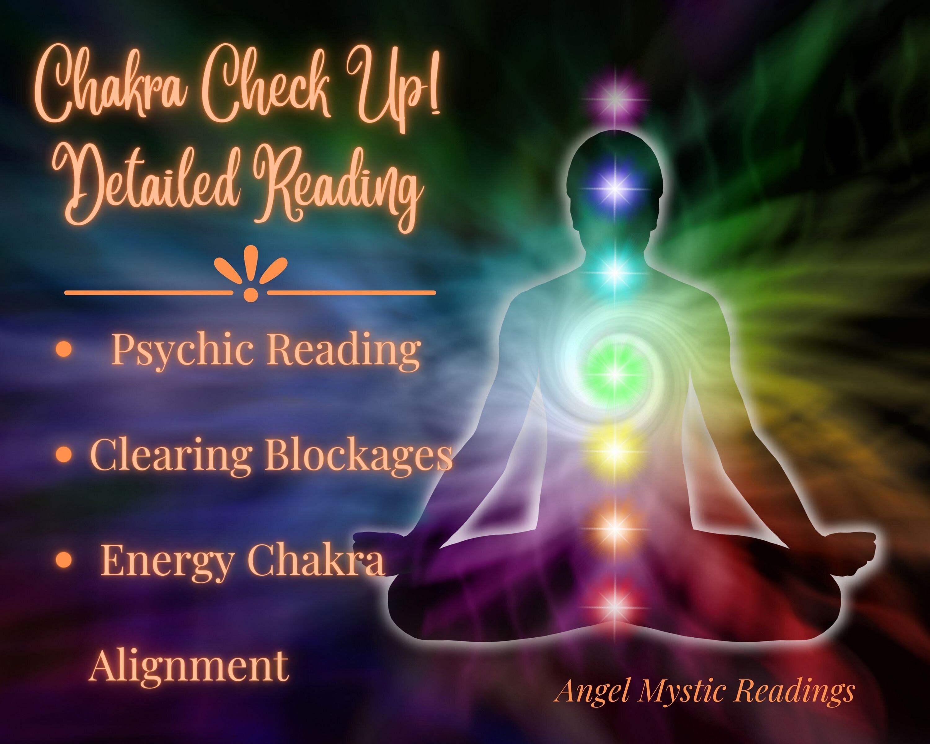 Chakra Reading Detailed Chakra Check Up Chakra Readings - Etsy