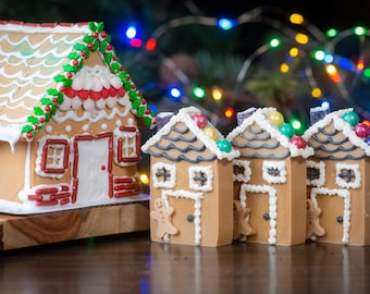 Gingerbread Handcrafted Soap, Glycerin Soap Bar, Christmas Soap ...