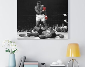 Muhammad Ali Knockout Poster - Etsy