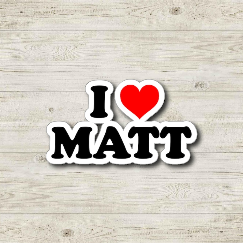 I Heart/love Matt Sturniolo Sticker, Sturniolo Triplets - Etsy