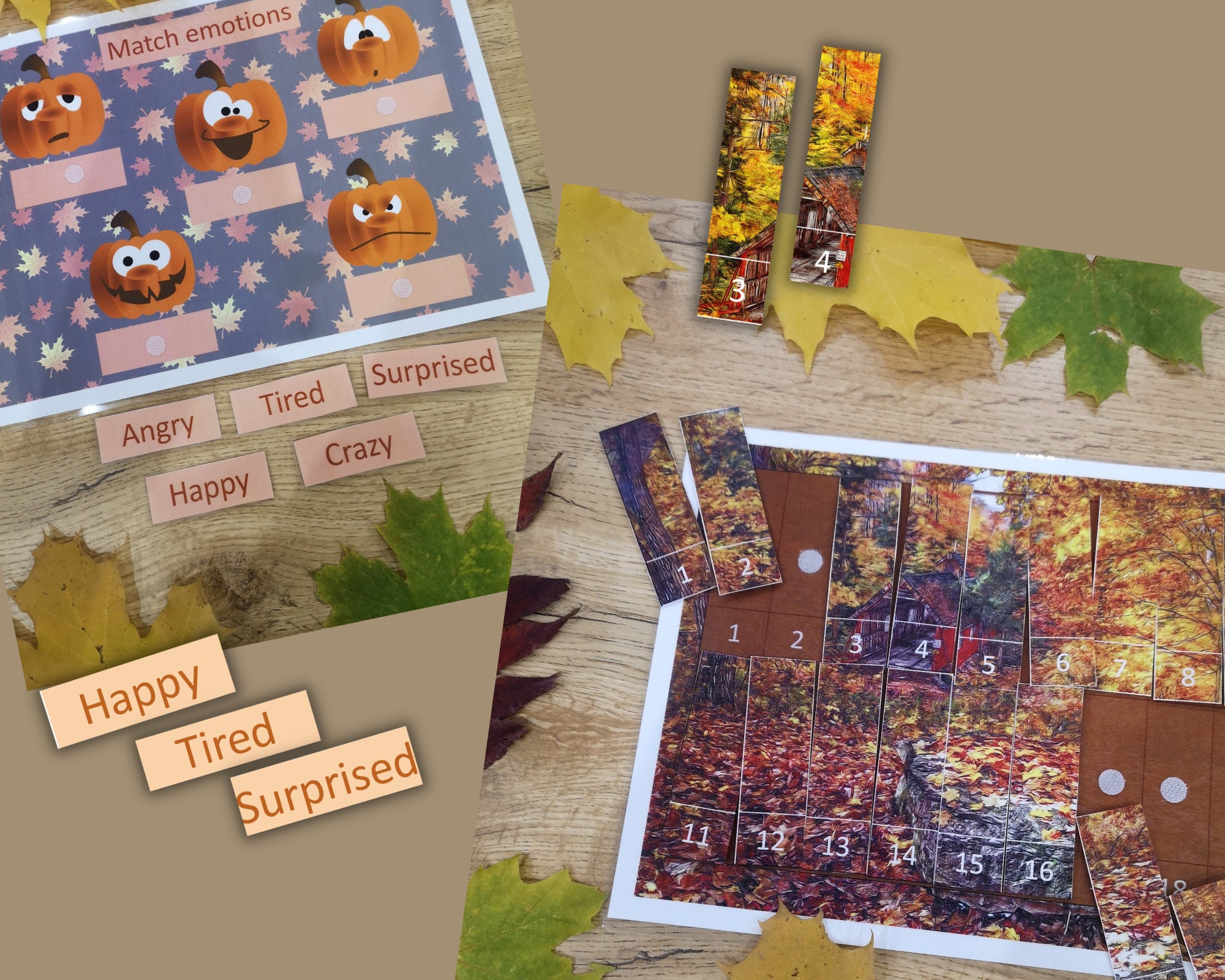 Fall Activities for Kids Printable Homeschool Learning Kindergarten Pre ...