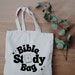 Bible Study Bag, Retro Bible Study Bag, Boho Christian Tote Bag, Bible ...