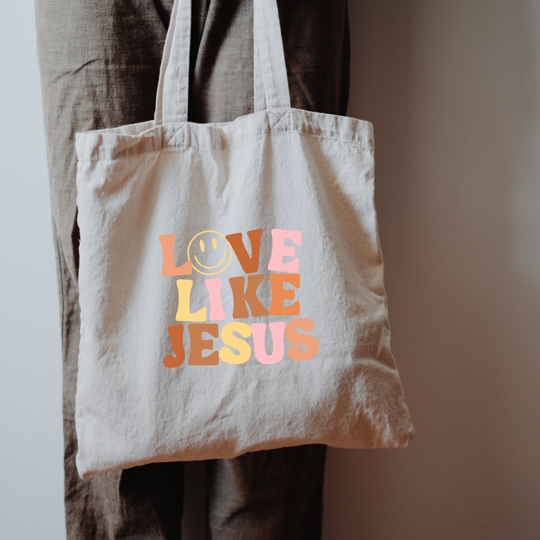 Bible Study Bag, Retro Bible Study Bag, Boho Christian Tote Bag, Bible ...