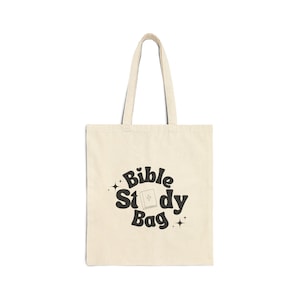 Bible Study Bag, Retro Bible Study Bag, Boho Christian Tote Bag, Bible ...
