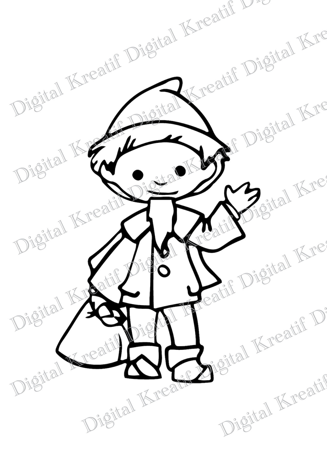 Sandmann SVG svg png dxf jpg eps Cricut Sofort - Etsy.de