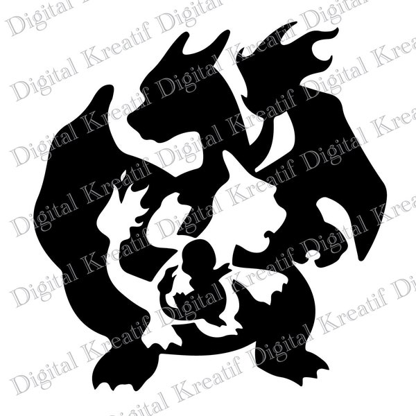 Charmander Svg - Etsy