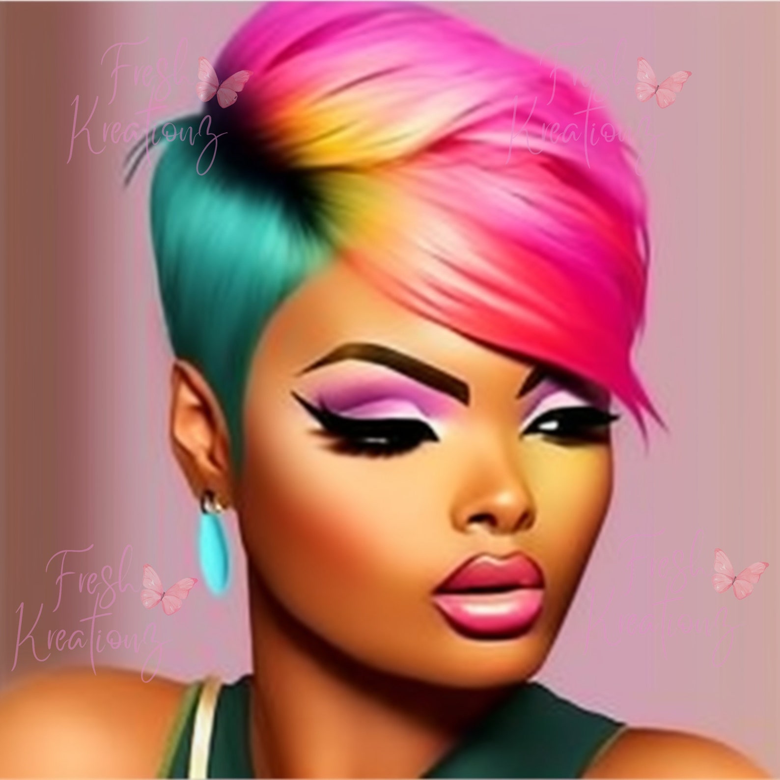 Colorful Art, Printable, Journal Cover Template, Notebook Cover ...