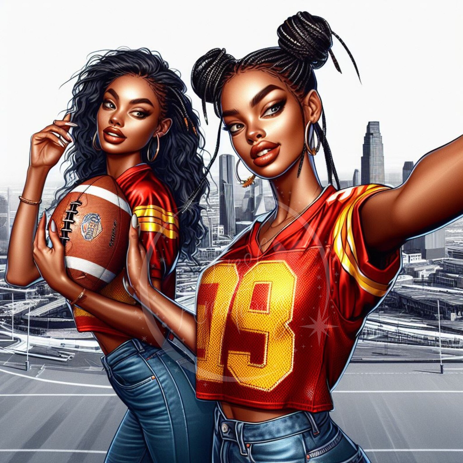 Wolf GIRLS Football PNG | Sublimation | Mug | Tumbler - Etsy