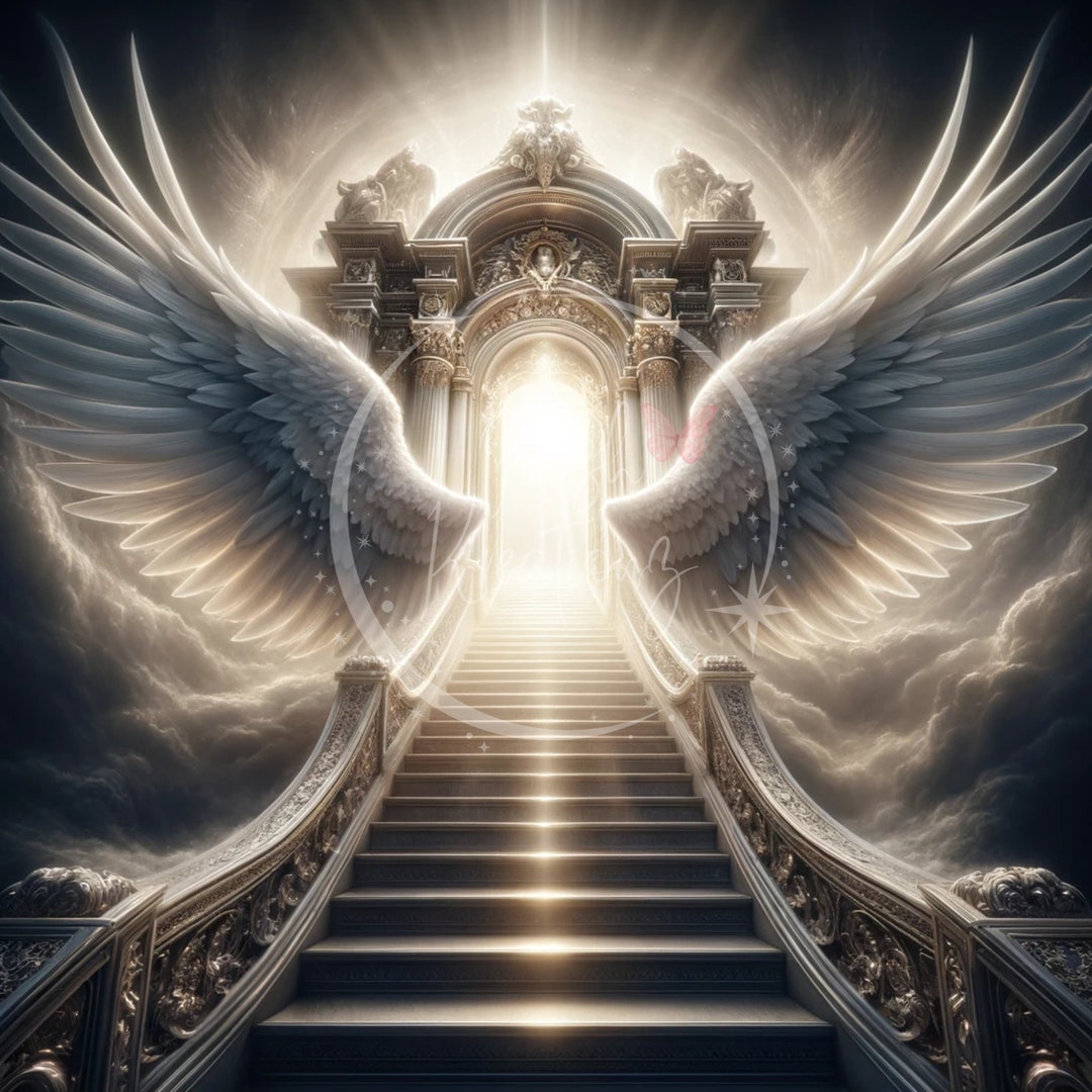 Stairway to Heaven | in Loving Memory PNG | Christian, Funeral, Heaven ...