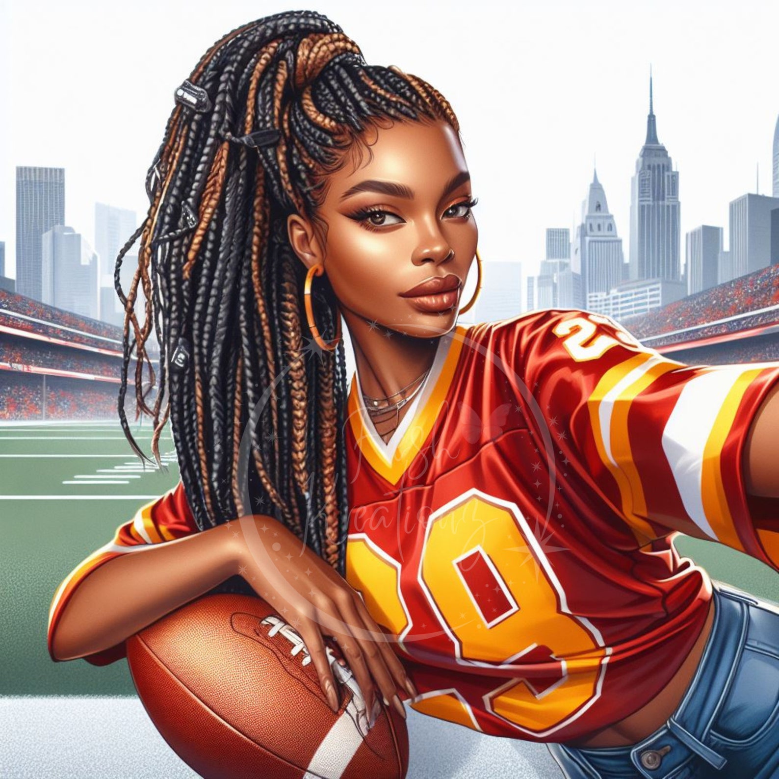 Wolf GIRLS Football PNG | Sublimation | Mug | Tumbler - Etsy
