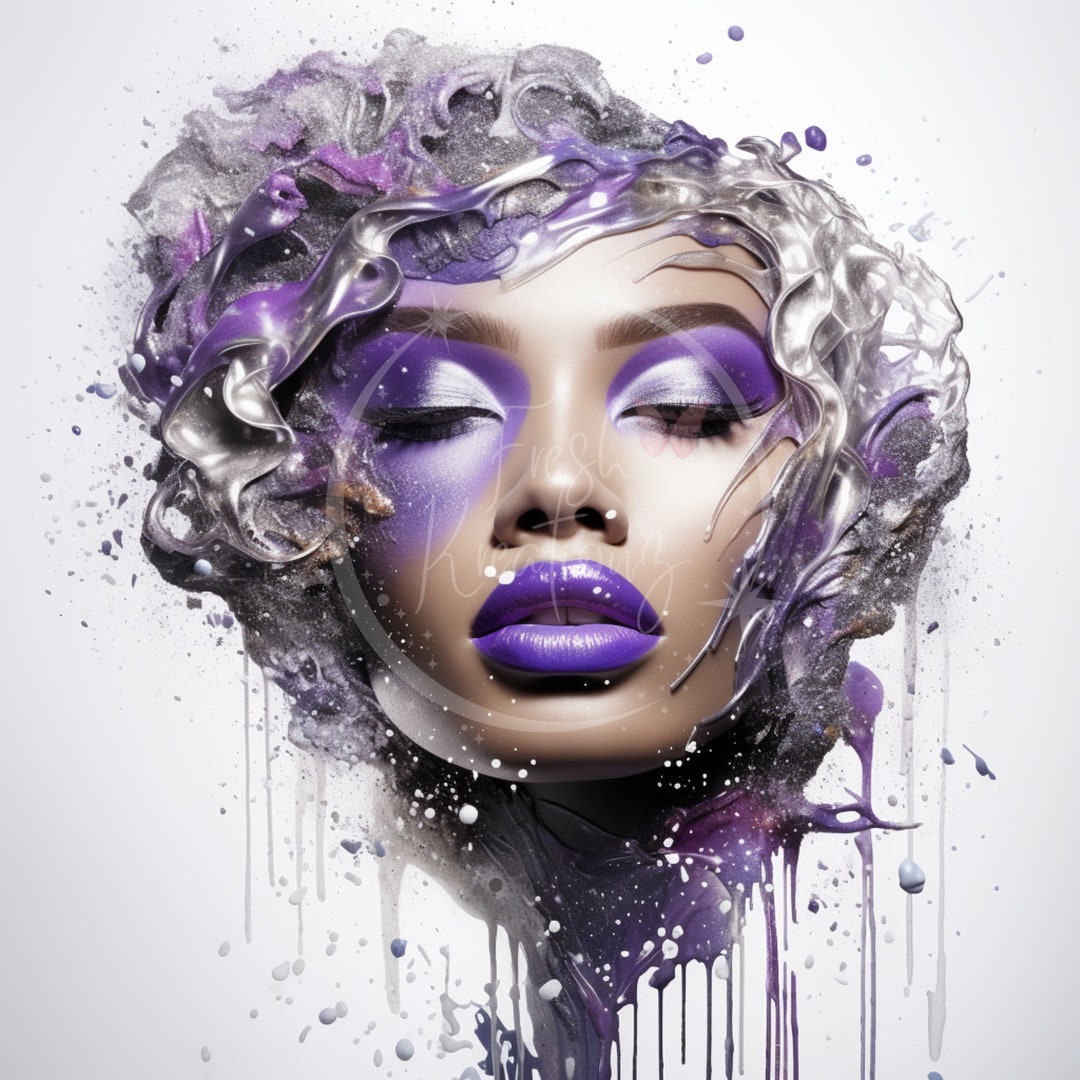 Retro Afro Design, Black Girl Clipart, Digital Planner Wall Art ...