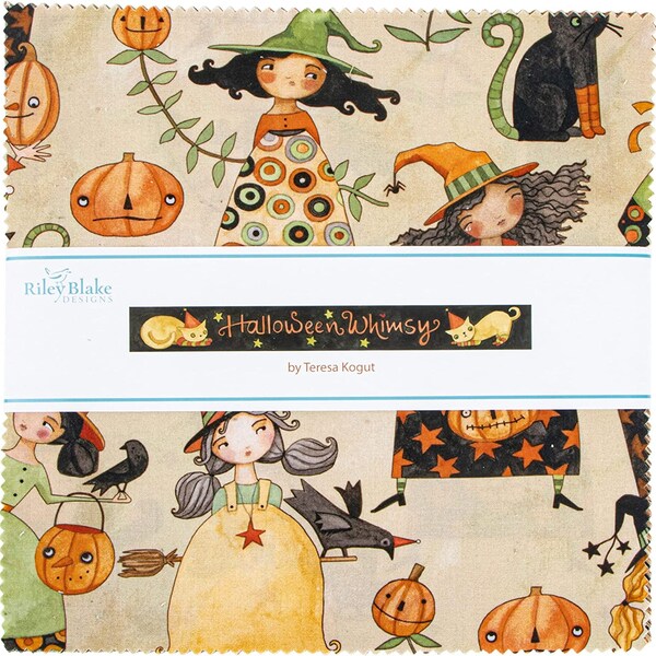 Whimsy Halloween Fabric - Etsy