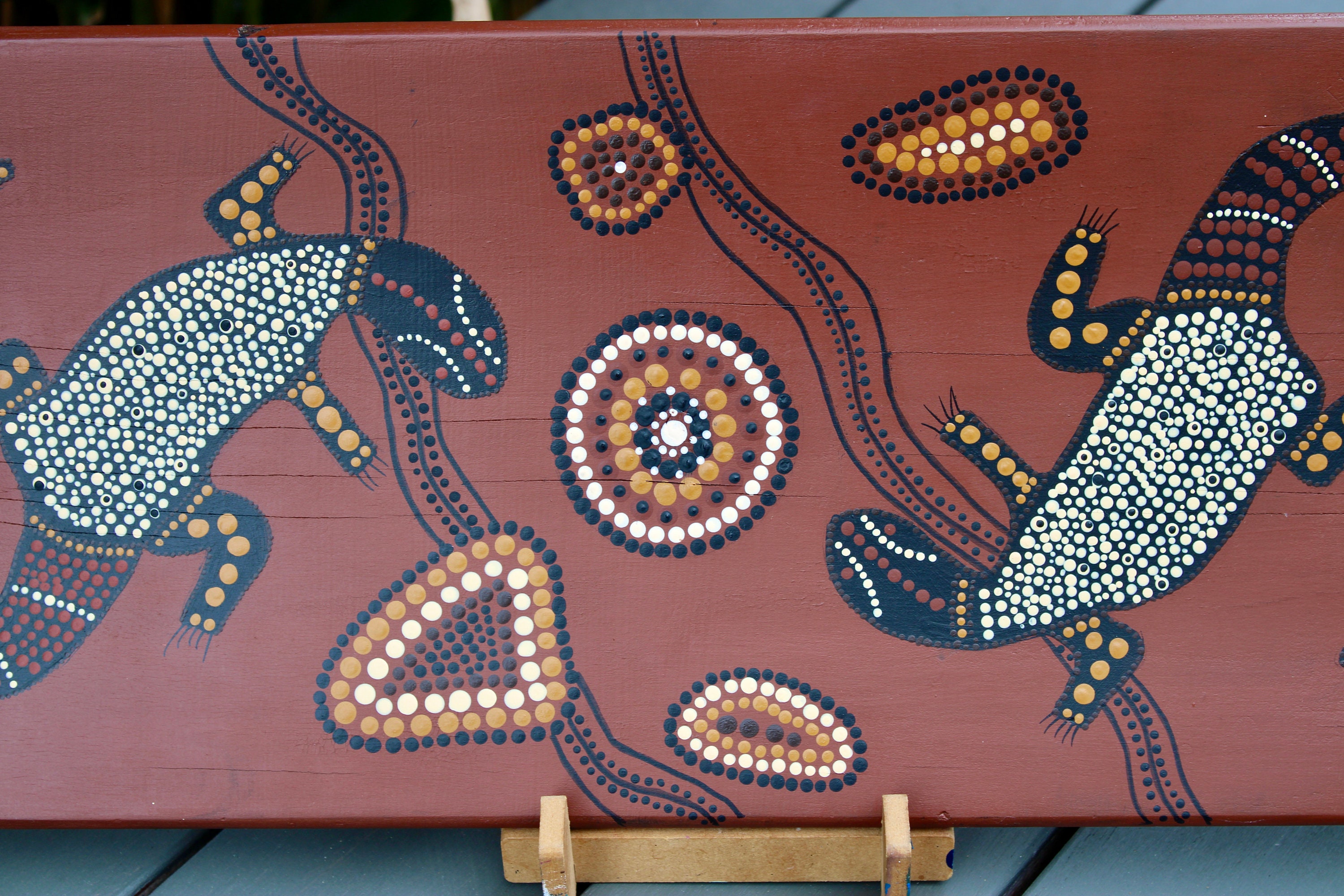 Hand Painted Skateboard Deck Indigenous Wall Art - Etsy