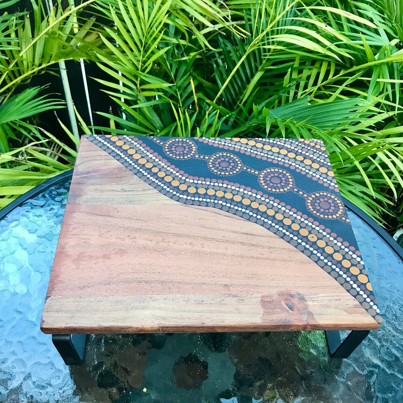 Hand Painted Serving Board With Legs - Etsy